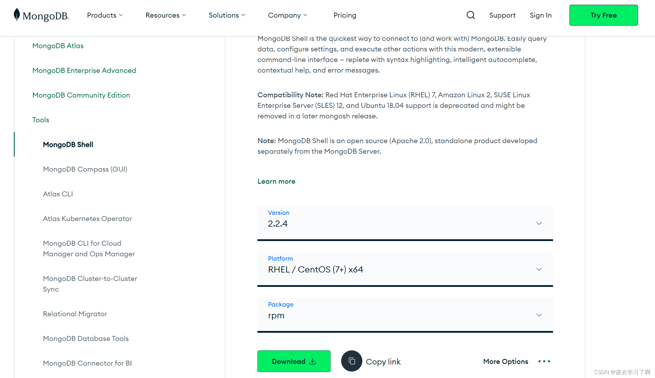 Mongo下载安装教程，纯享版！！！-CSDN博客