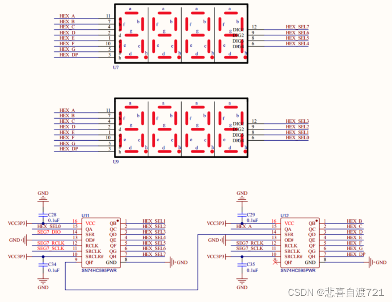 Fpga实验之数码管fpga数码管 Csdn博客 