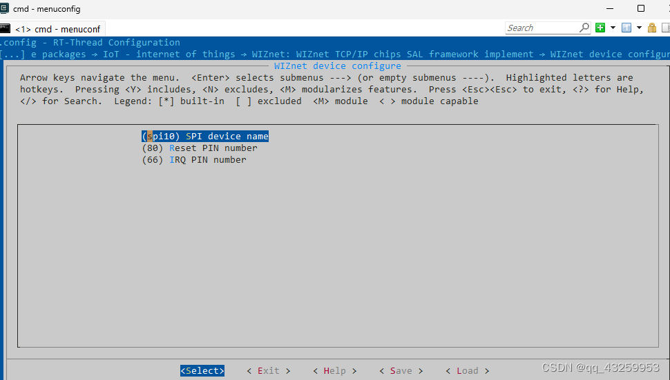 rt-thread中GD32f103（或STM32f103）和w5500，在env环境下进行配置_rtthread w5500-CSDN博客