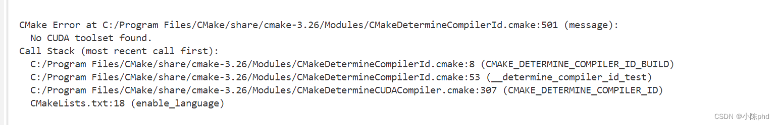 Windows Cmake编译报错 “no Cuda Toolset Found “ Csdn博客