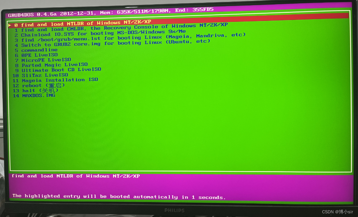 无从到有，一步一步教你基于grub4dos制作Legacy（非UEFI）引导启动U盘-教学向20240226-CSDN博客
