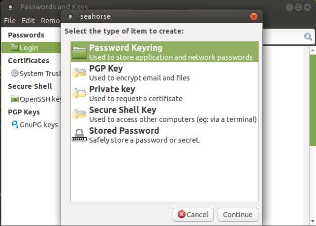 How-To Fix “Enter password to unlock your login keyring“_choose ...