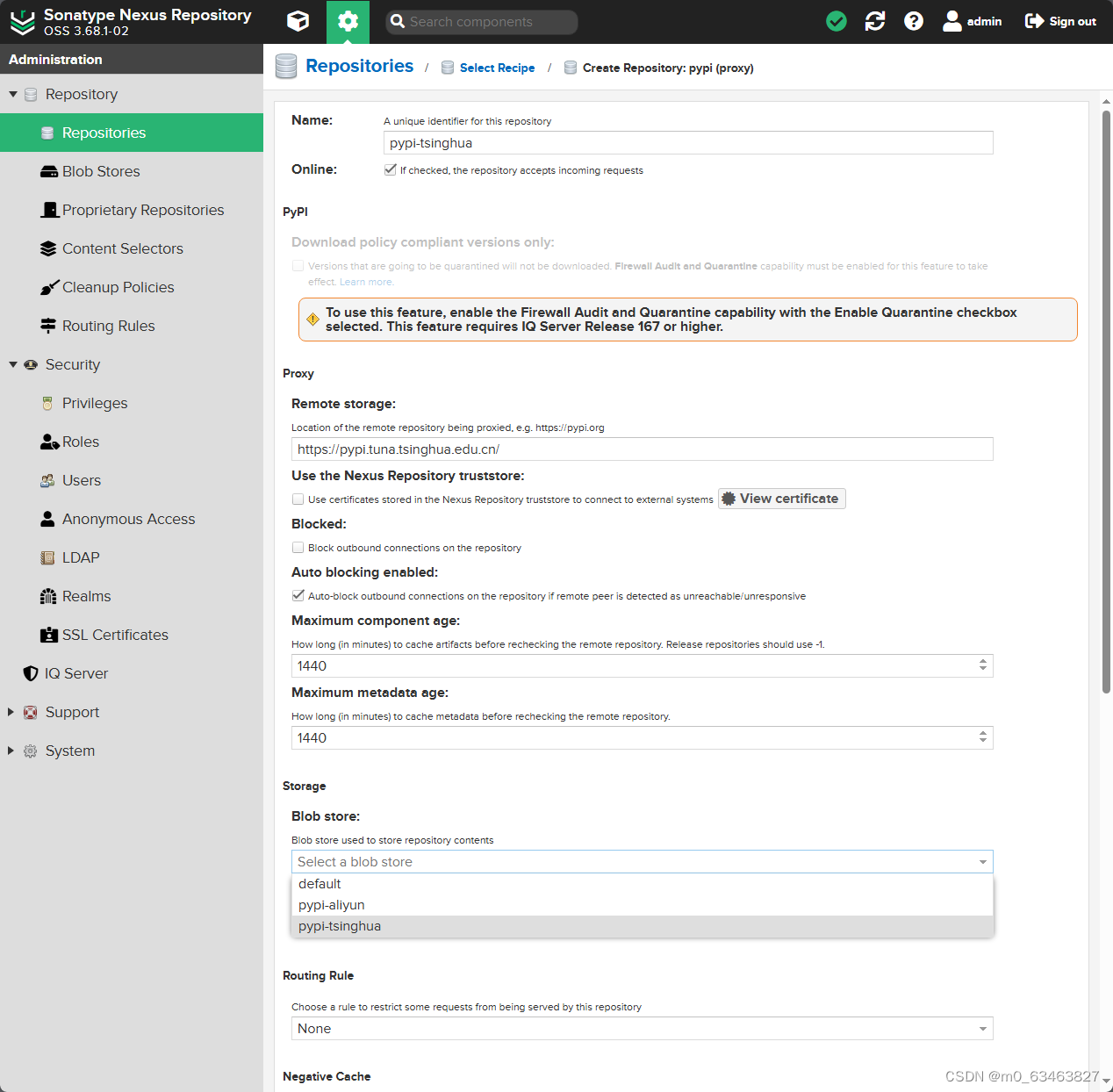 nexus远程服务器配置、pypi清华源代理_nexus pypi-CSDN博客