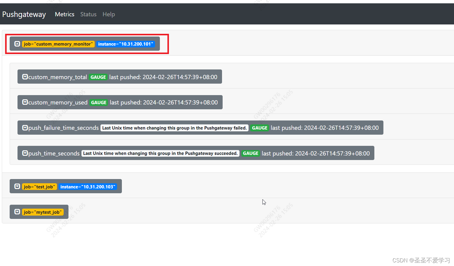 Prometheus PushGateway与联邦集群-Day01_prometheus push gateway-CSDN博客