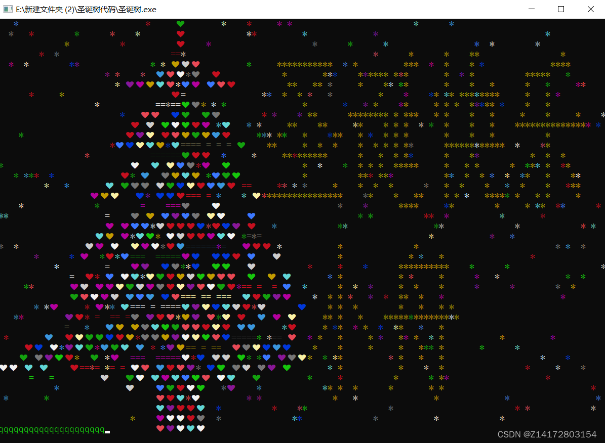 用C语言制作一颗圣诞树-CSDN博客