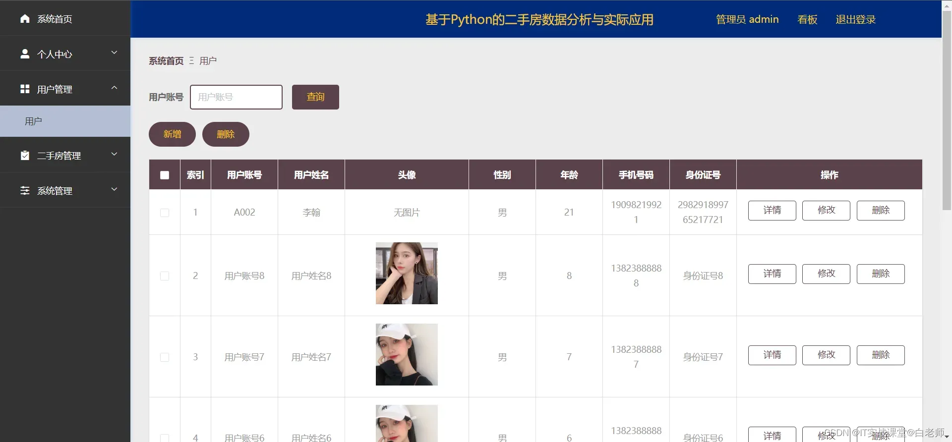 基于python的二手房数据分析与实际应用 爬虫python Vue 二手房 Csdn博客