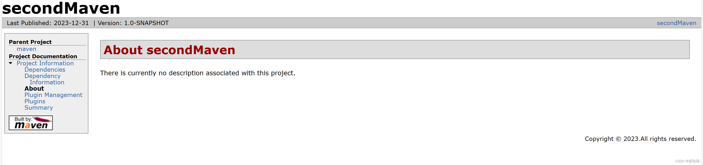 Maven site(站点)-CSDN博客