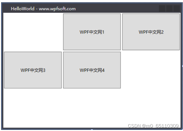 Wpf布局控件