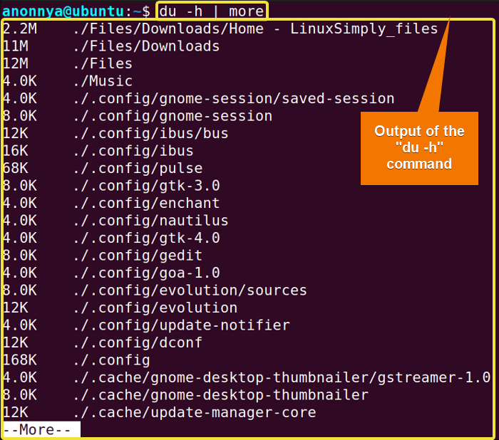 Linux-命令-more-示例_more 查看长文件命令-CSDN博客