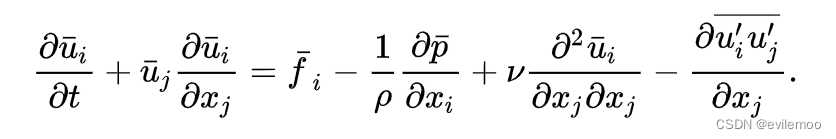 【CFD理论】雷诺时均模型（RANS）_雷诺平均ns方程-CSDN博客