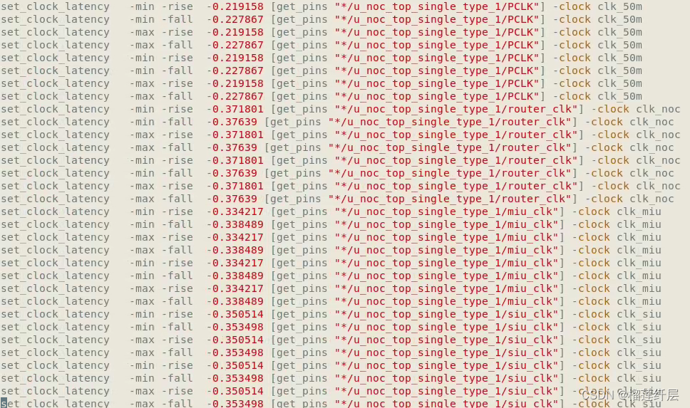 top cts前读入block latency_latency.sdc-CSDN博客