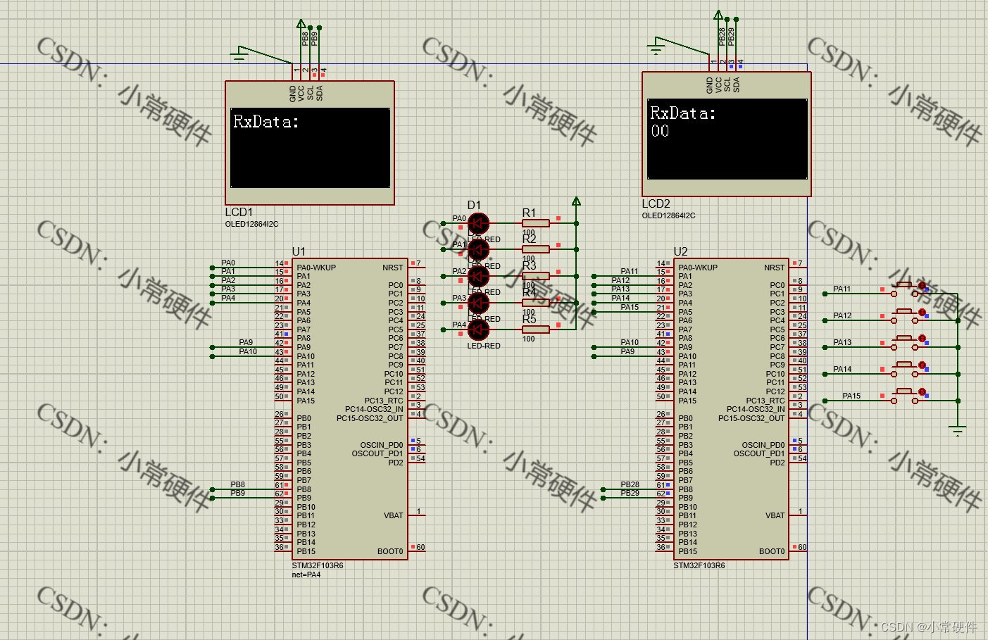 Proteus仿真实例基于stm32单片机的红外无线遥控器系统（仿真文件程序）24 32f 57protues怎么利用串口通信实现遥控器功能 Csdn博客