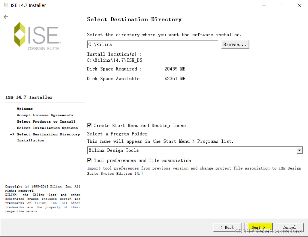 fpga系列 HDL：ISE 安装笔记_ise安装enable webtalk to send software-CSDN博客
