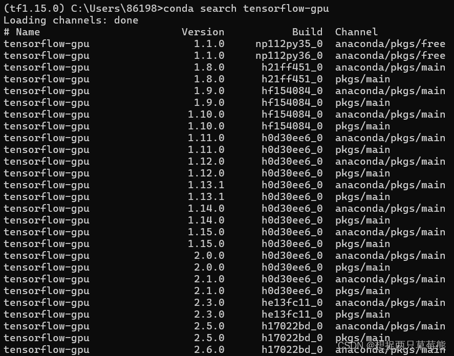如何用conda安装tensorflow(windows,gpu,tensorflow),最全tensorflow安装教程(亲测有效,可安任意版本,包括1多版本和2多版本) Csdn博客 4953