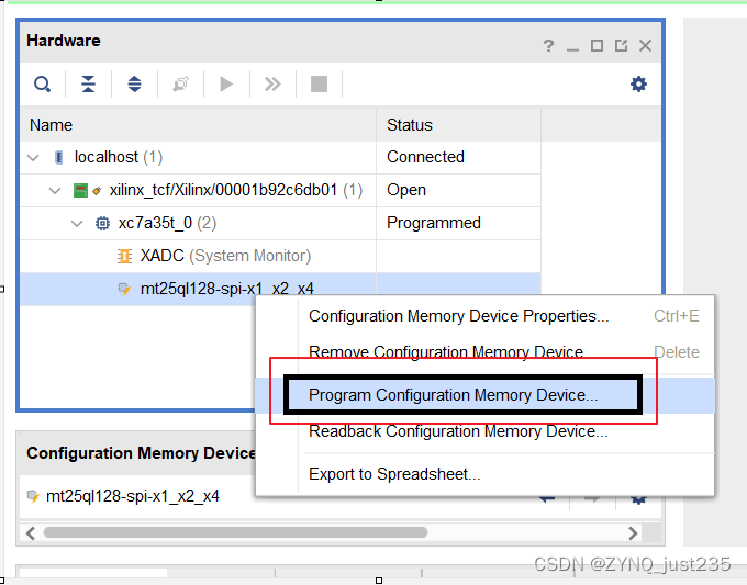 Vivado 程序固化，以小梅哥XC7A35TFGGG484_2 板子为例子_xc7a35t spi flash-CSDN博客