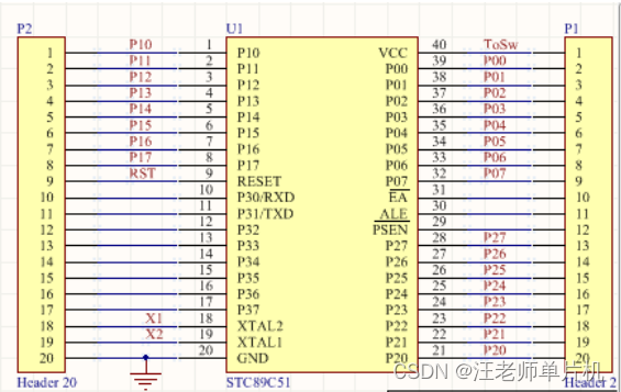 汪老师分享 - 基于51单片机的多功能测温系统设计_stc89c51对应引脚-CSDN博客