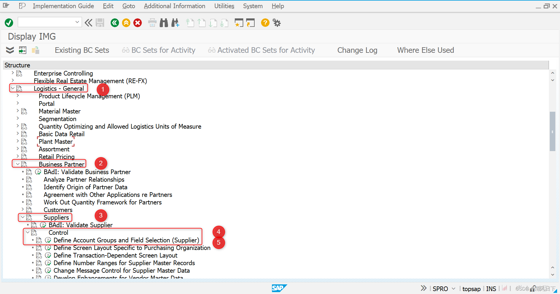 14 MM配置-BP业务伙伴4-定义供应商科目组和字段选择(OMS4-Define Account Groups and Field ...