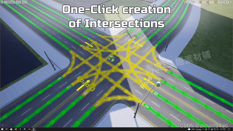 Traffic Control System游戏世界交通信号控制系统UE5虚幻5.1蓝图_ue5 交通-CSDN博客
