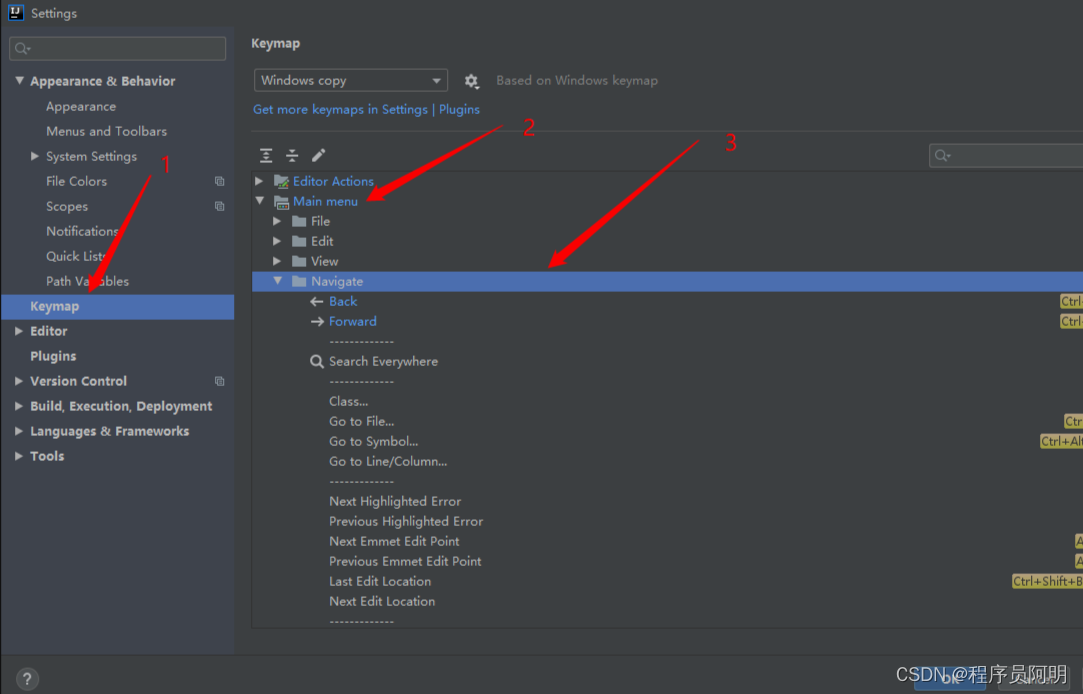 IDEA、Pycharm的前进、后退添加到工具栏以及快捷键的设置_idea设置前进后退-CSDN博客