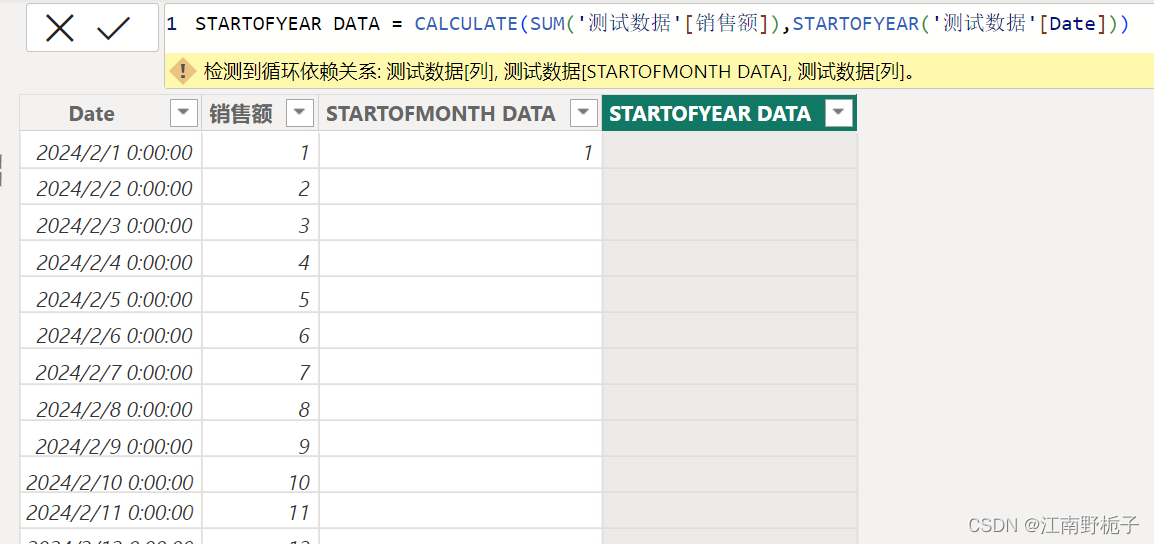 4. DAX 时间函数-- DATE 日期--START/END OF MONTH/QUARTER/YEAR_dax 月初日期-CSDN博客