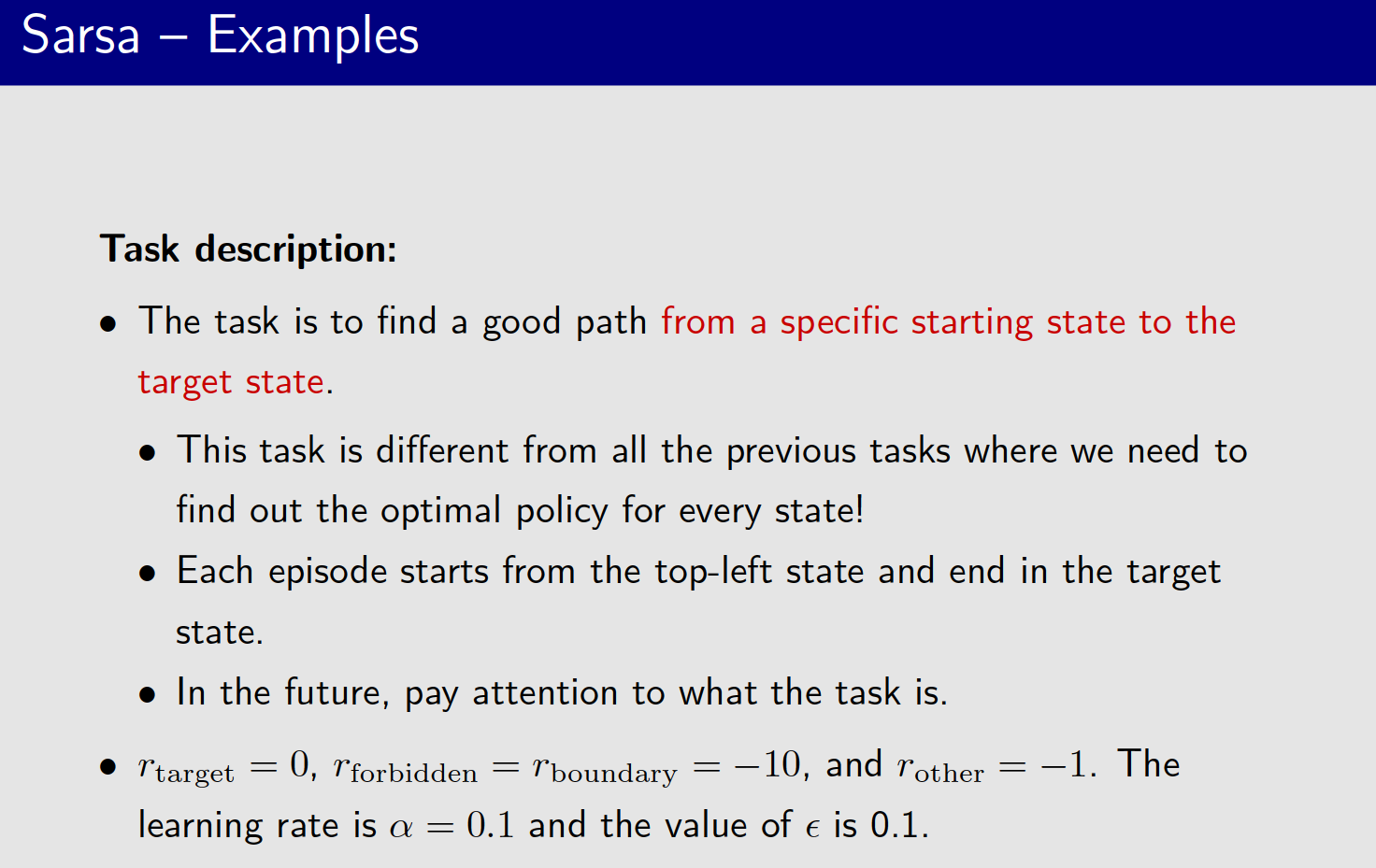强化学习-赵世钰（七）：TD-＞Sarsa-＞n-step Sarsa（on-line）【Sarsa&MC】【求贝尔曼公式】-＞Q ...