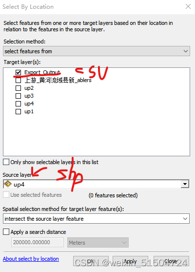 笔记五——arcgis 将shp文件范围内的点数据提取_arcgis选择shp文件里面的点-CSDN博客