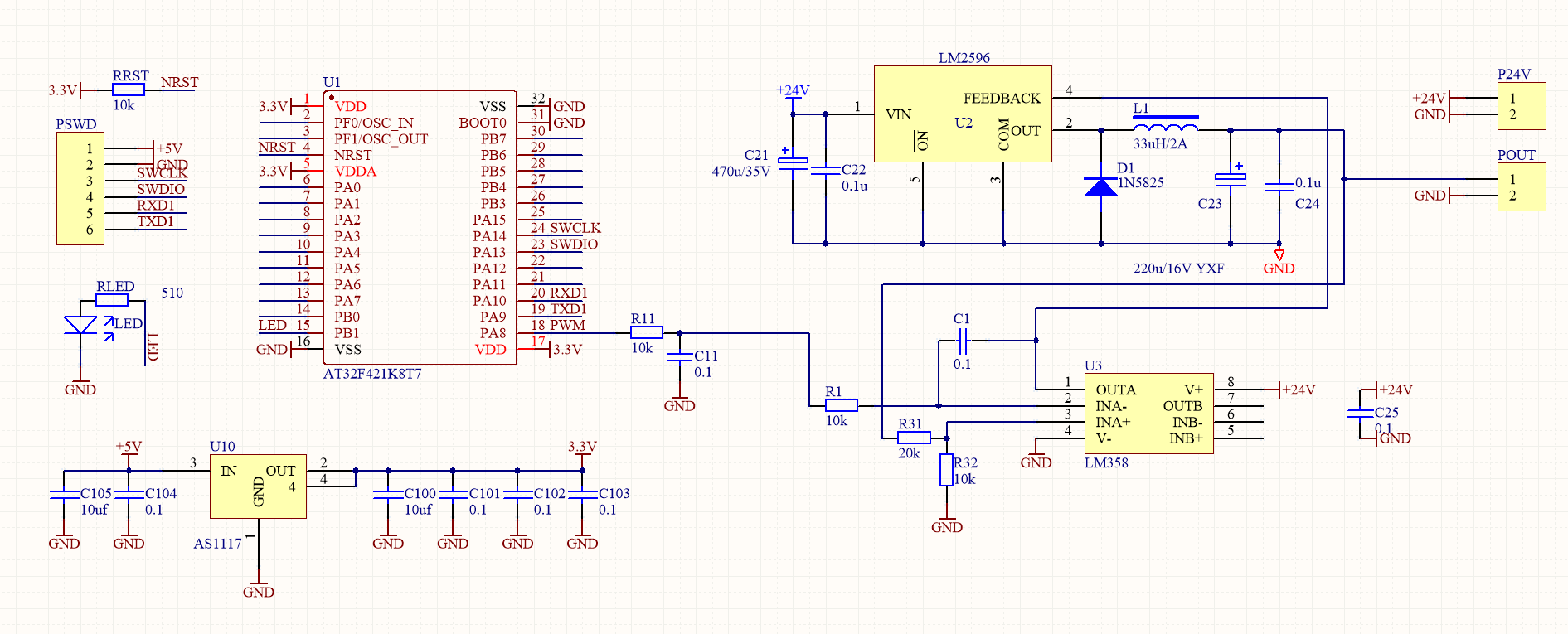 单片机调节 LM2596的输出_单片机控制lm2596-CSDN博客