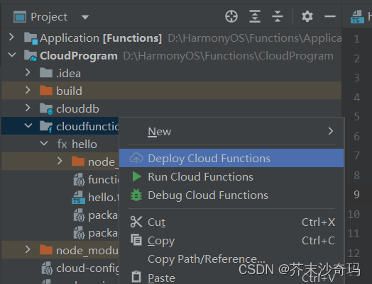 HarmonyOS-云函数部署Deploy Cloud Functions报错_cloud functions deploy --e-CSDN博客