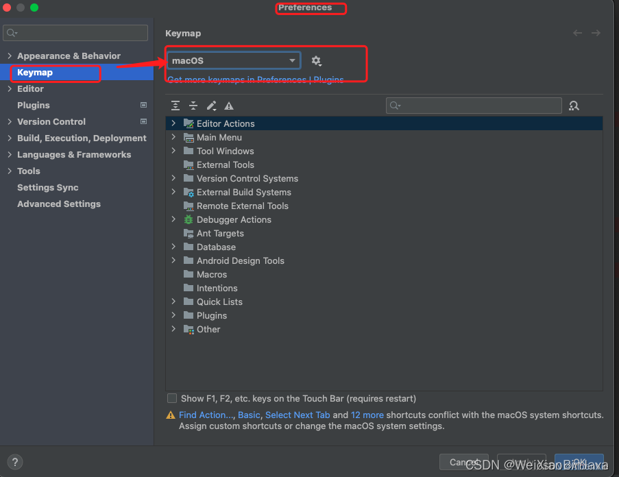 Mac中idea快捷键(Keymap-＞macOS)_macos keymap-CSDN博客