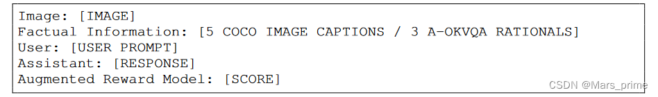 ALIGNING LARGE MULTIMODAL MODELS WITH FACTUALLY AUGMENTED RLHF----将大型多模态模型与事实增强的 RLHF 结合起来-CSDN博客
