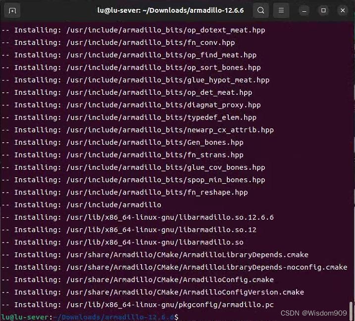 ubuntu(linux)环境下安装armadillo线性代数库_armadillo库安装 ubuntu-CSDN博客