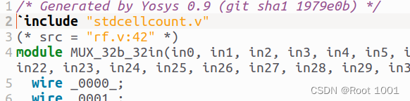 初始cpu的verilog文件用Yosys综合并导出为v文件_verilog可以导出lib吗-CSDN博客