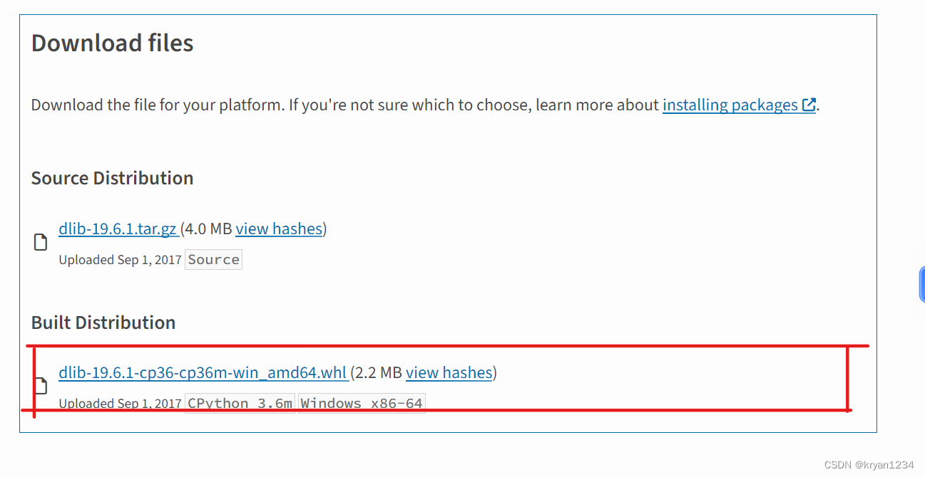 pycharm中python3.6第三方库的安装（dlib）（opencv）_python3.6 dlib-CSDN博客