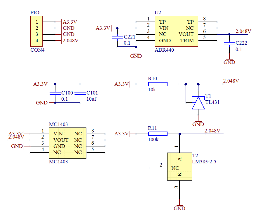 ADR445，LM385，LM4040，MC1403四种电压源的温度特性_tl431和lm385-CSDN博客