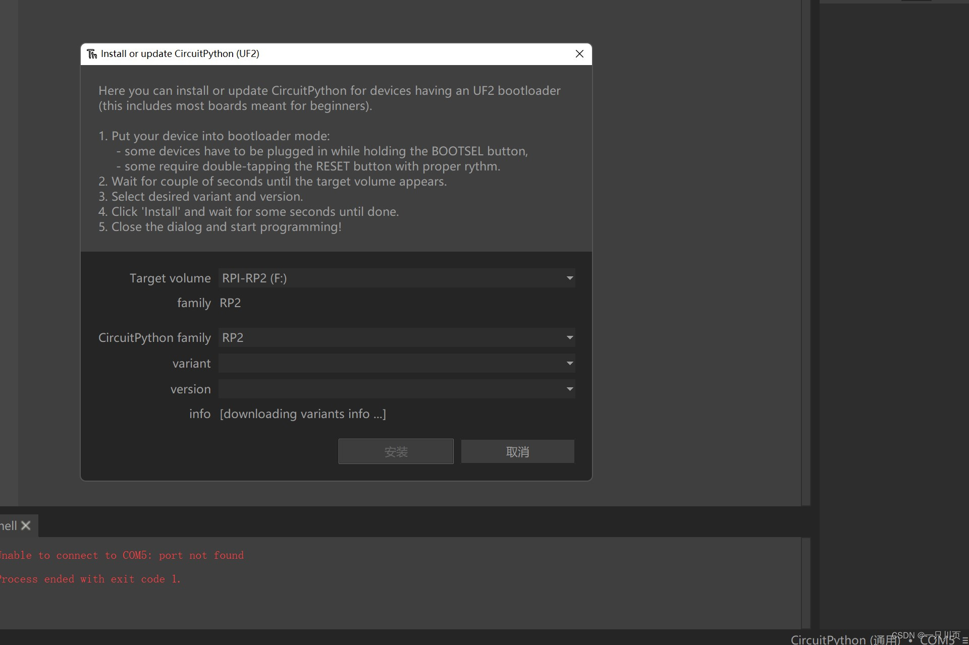 树莓派pico入坑笔记，环境搭建怎么确定pico安装了circuitpython Csdn博客