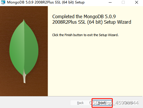 Windows 10环境 下载和安装mongdb5.0.9版本详细步骤_mongodb 5.0 windows下载安装-CSDN博客