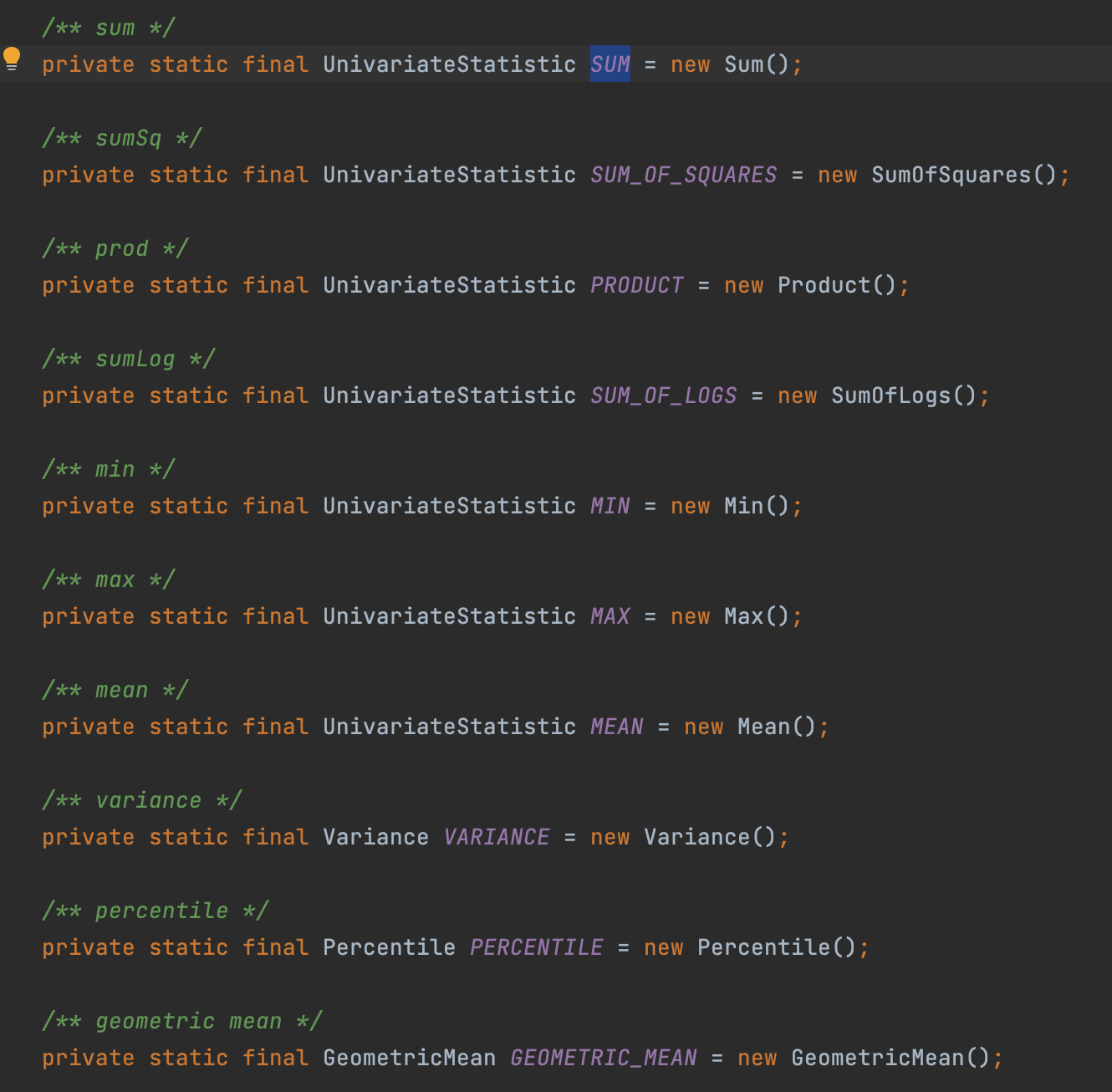 统计算法｜一文了解Java中的commons-math3的StatUtils类（二）_statutils.mean-CSDN博客