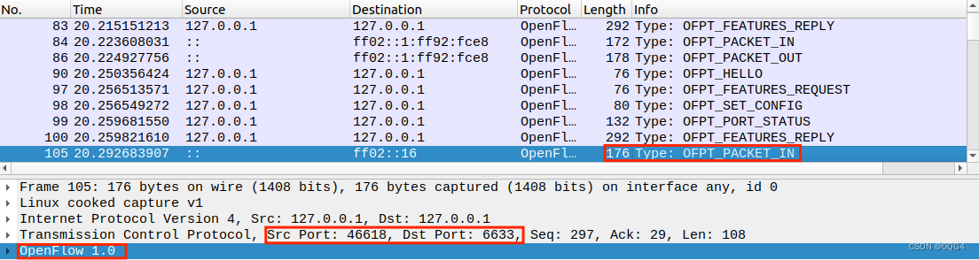 OpenFlow协议分析实践_openflow交换机-CSDN博客