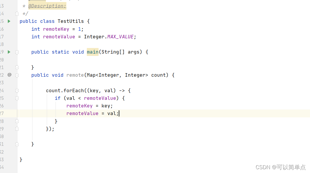 lambda表达式中错误提示 Variable used in lambda expression should be final or effectively final_lamda ...