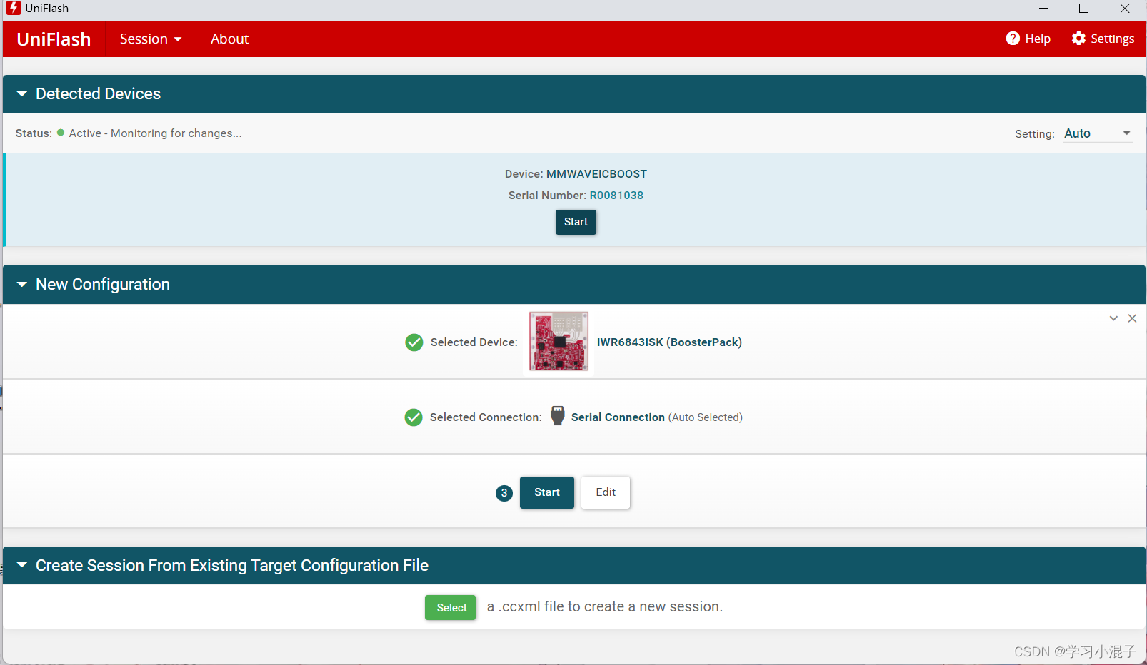 IWR6843ISK+mmWAVEICBOOST 运行ti例程-CSDN博客