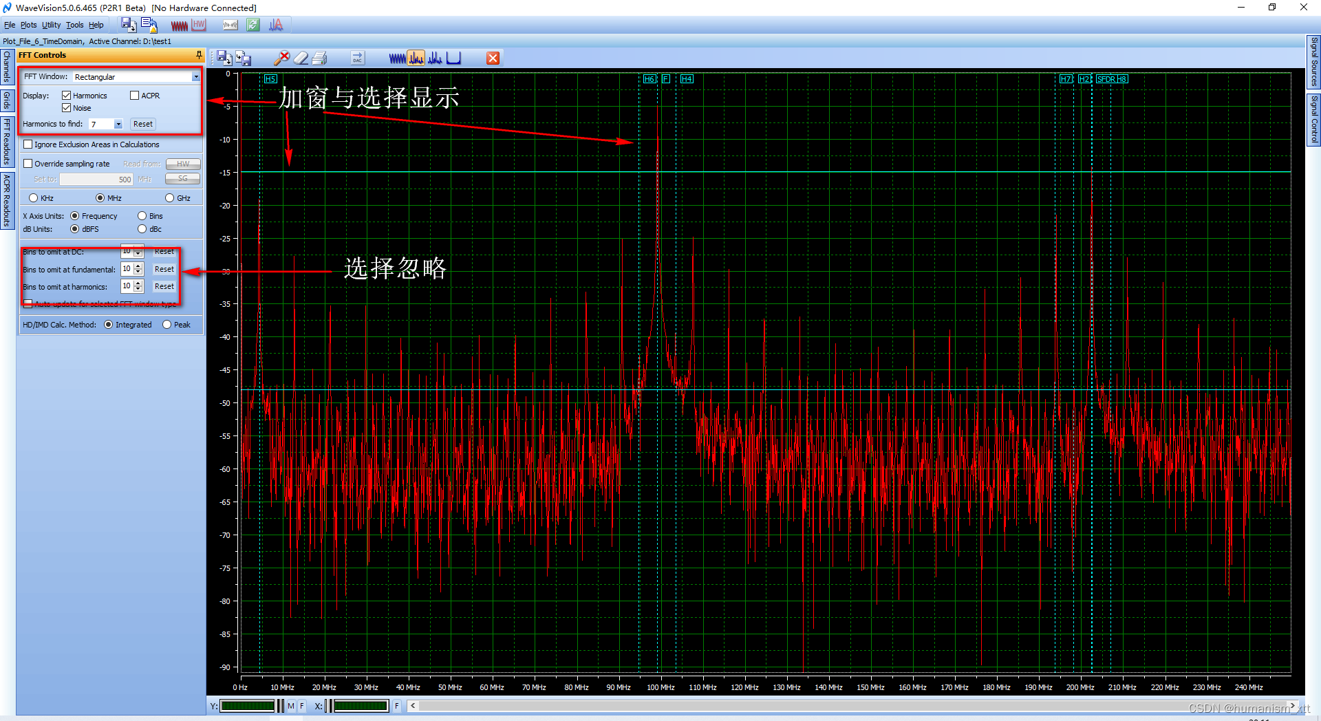关于TI采集频谱分析软件WAVEVISION5的用法-CSDN博客