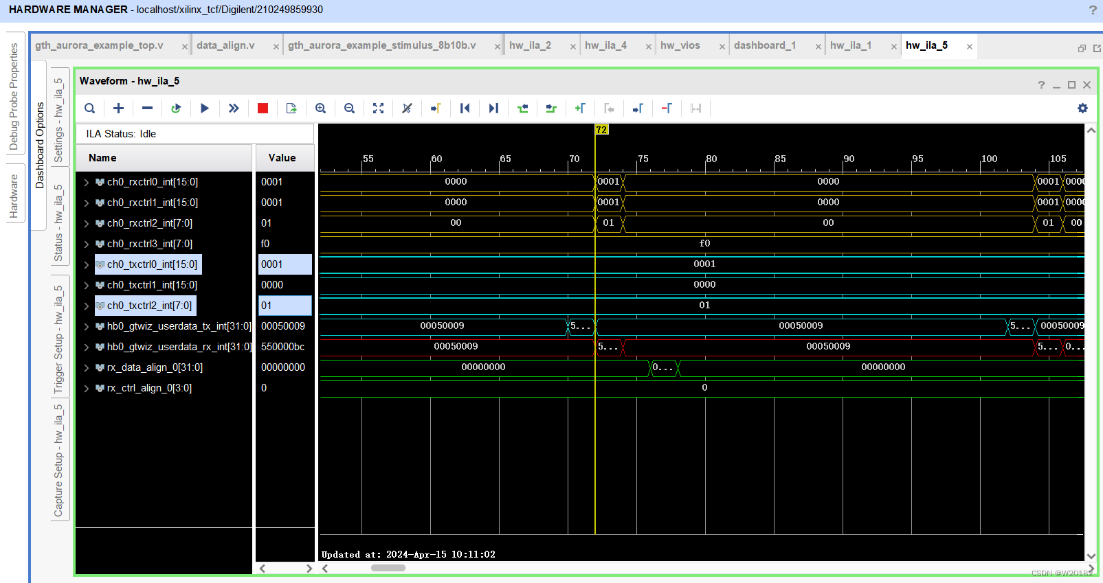 FPGA GTH 实现QSFP光口通信（三）——单路数据对齐_aurora qsfp-CSDN博客