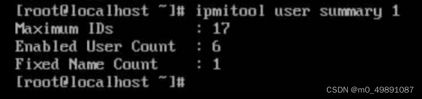 ipmitool工具常用命令详解-服务器-CSDN博客