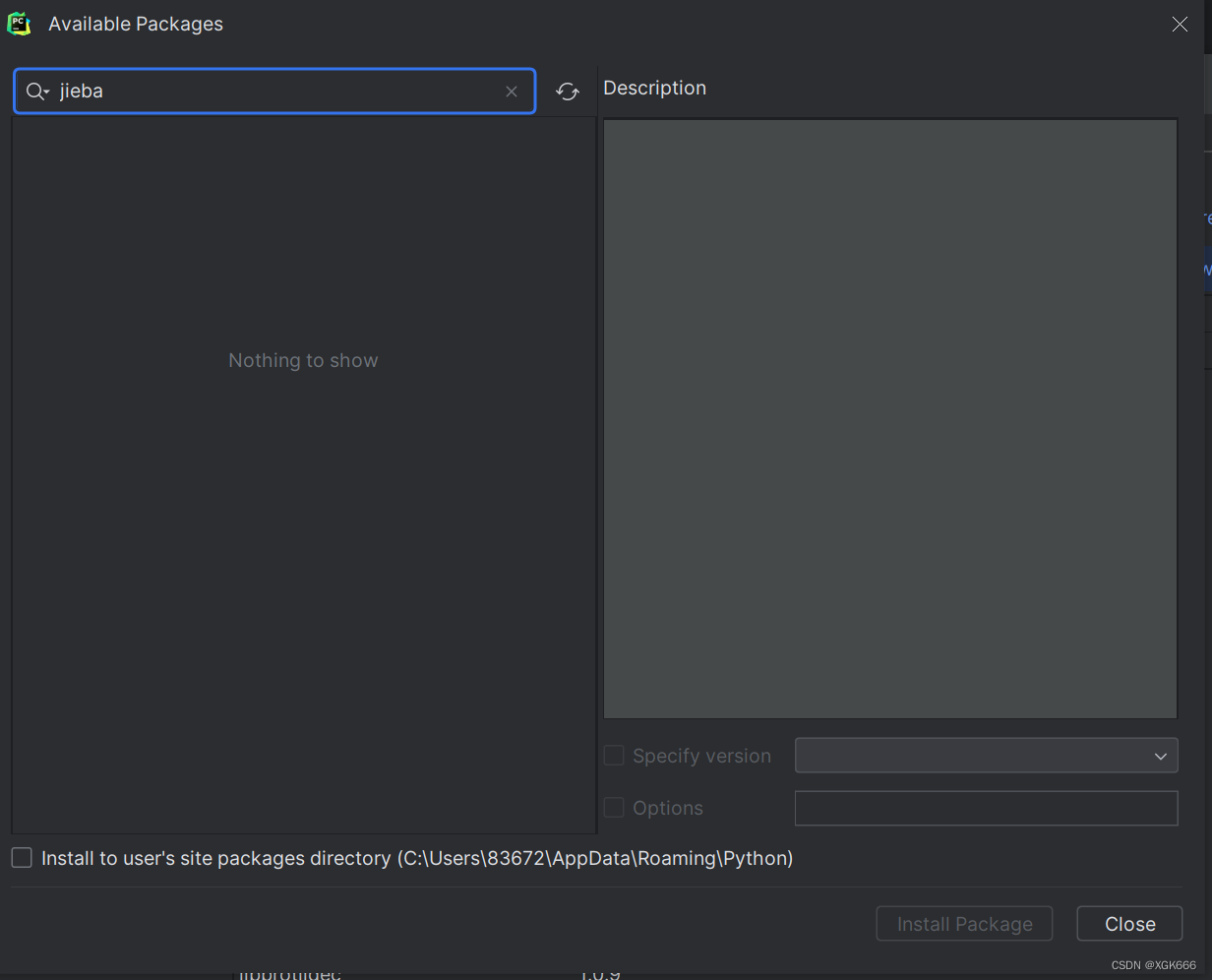 pycharm安装jieba库，在python interpreter找不到jieba_pycharm搜不到jieba-CSDN博客