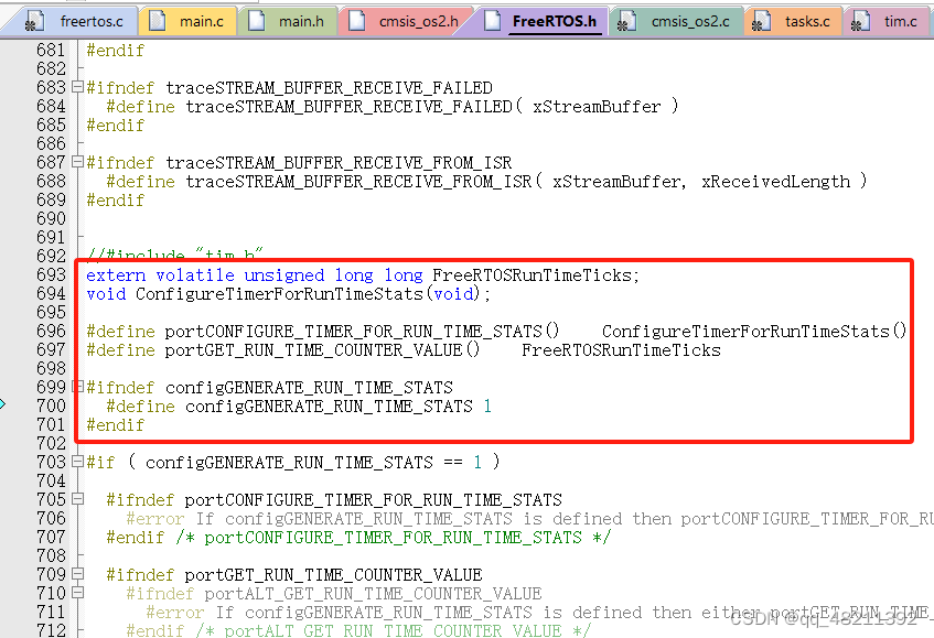 HAL库的FreeRTOS的任务时间和历史最小剩余堆栈获取_rtos 时间 获取-CSDN博客