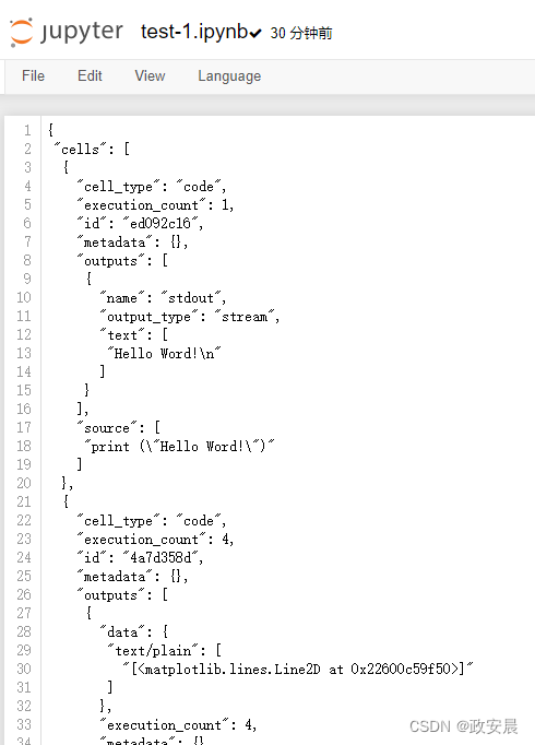 政安晨的机器学习笔记——示例讲解机器学习工具jupyter Notebook入门（超级详细）机器学习笔记本 Csdn博客 3741