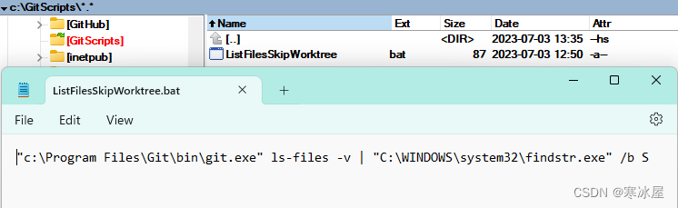 Git——“skip-worktree”选项的SourceTree自定义操作-CSDN博客