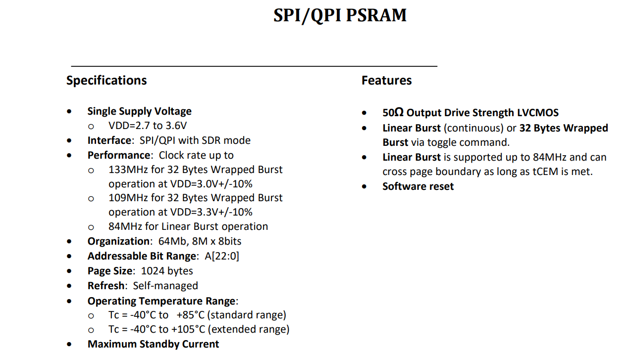SPI接口串行SRAM | AP Memory 6404_spi ram-CSDN博客