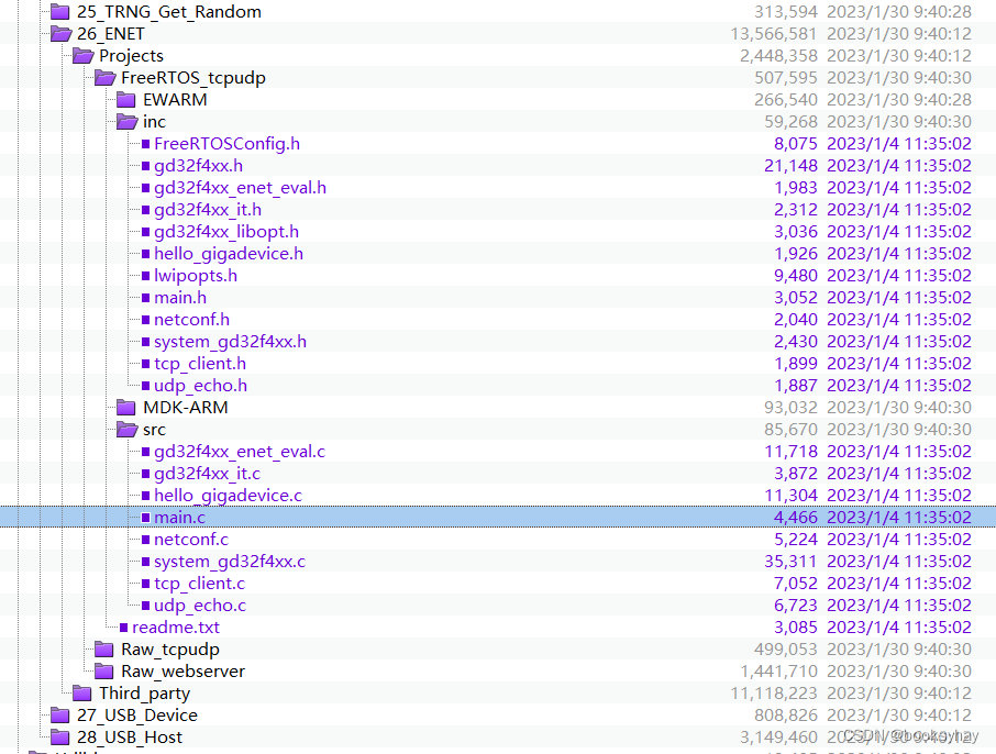 在GD32F4xx上移植FreeRTOS+LWIP_gd32 lwip-CSDN博客