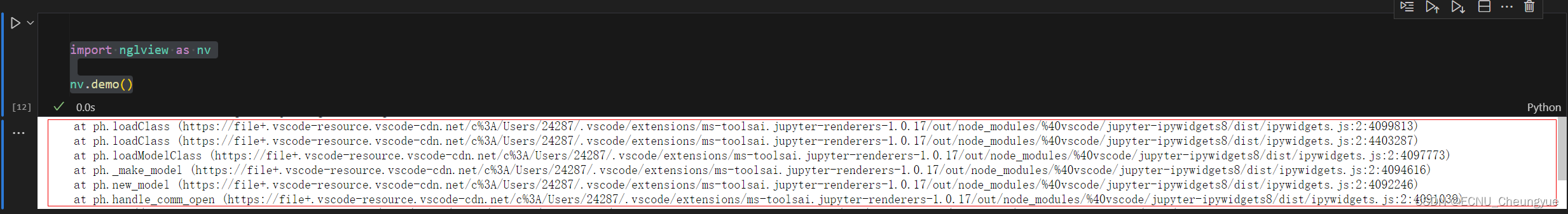 vscode中无法识别nglview-js-widgets-CSDN博客